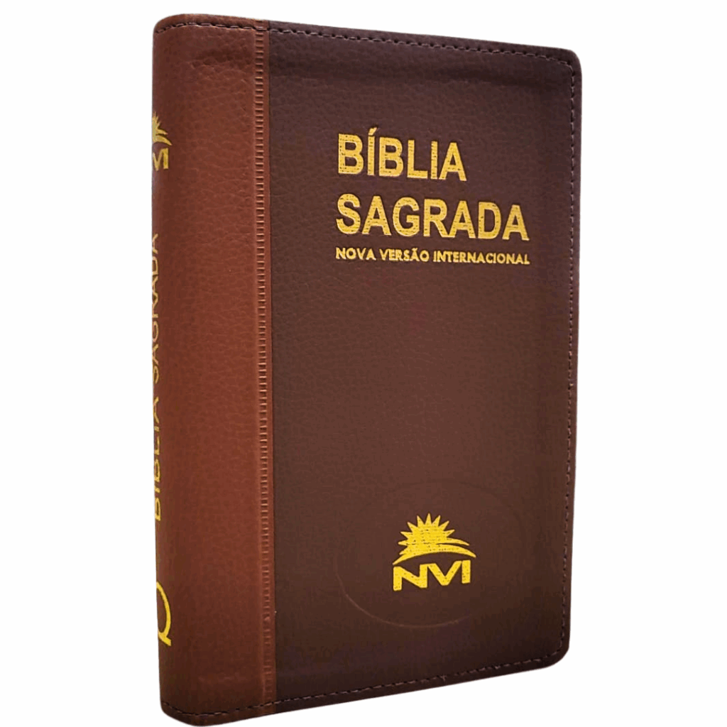 Biblia Sagrada NVI Letra Grande Capa Marrom - Betel Center Gospel